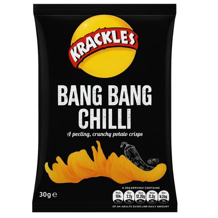 Krackles Bang Bang Chilli Crisps, 30g